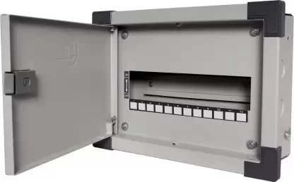 "12/Way MCB Double Door Box (23 Gauge) – Robust and Secure Electrical ...